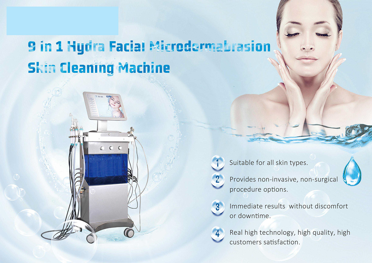 9 in 1 Hydrafacial Machine - Advance Dynamics